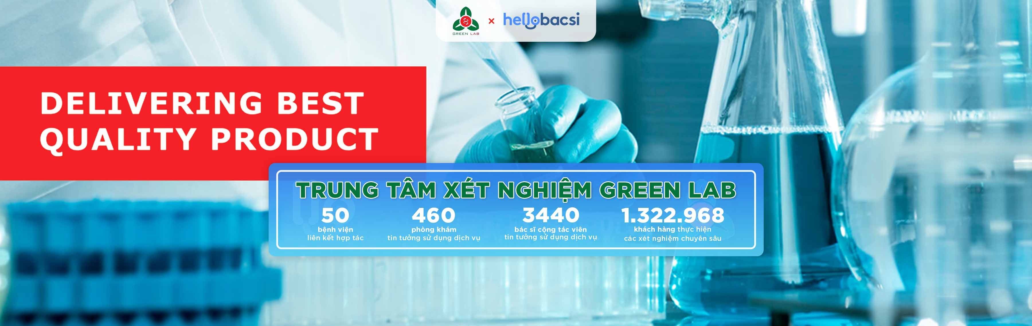Trung tâm Xét nghiệm GreenLab - Đặt lịch hẹn trực tuyến - HelloBacsi